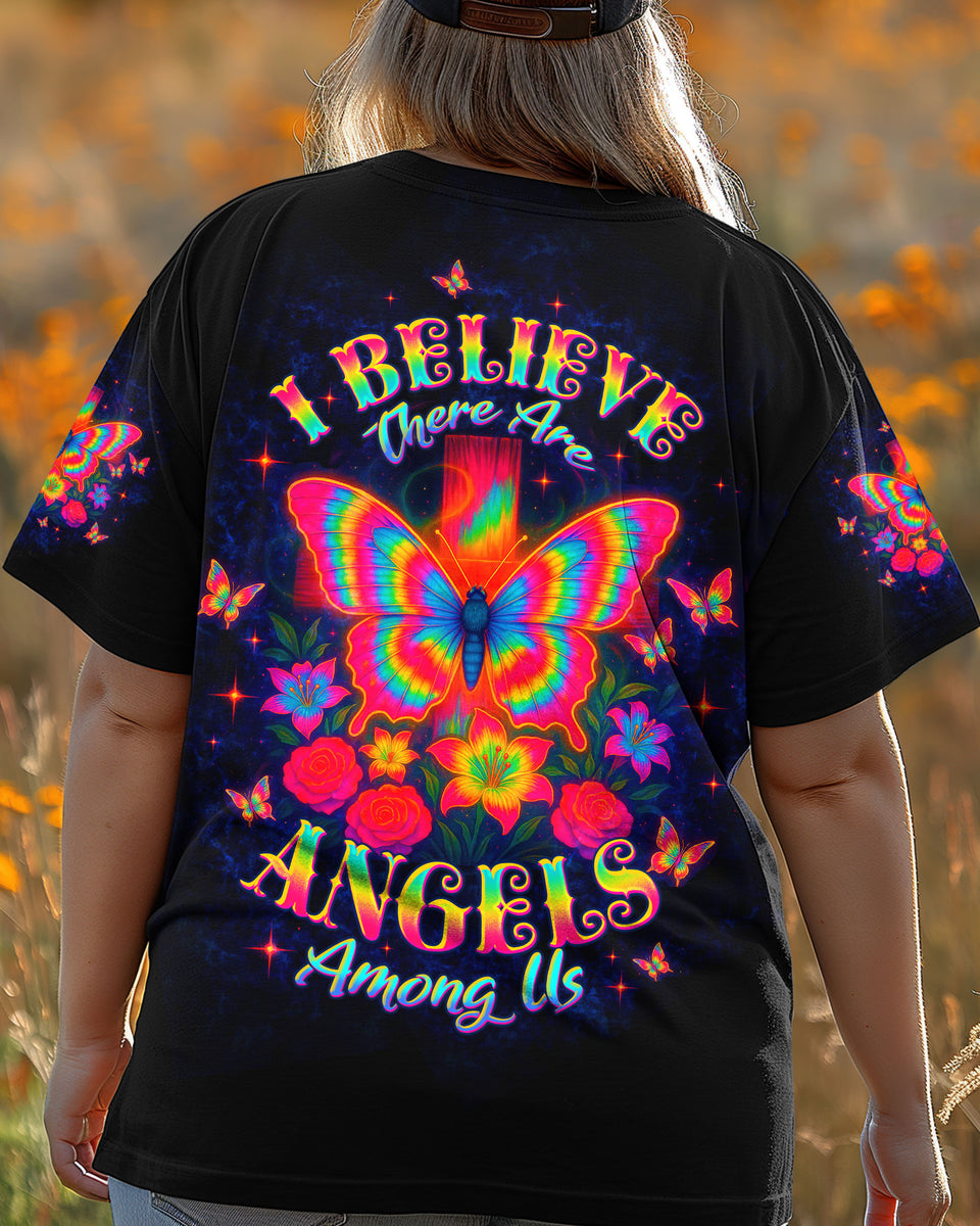 I Believe There Are Angels Among Us Women's All Over Print Shirt - Tlt ...