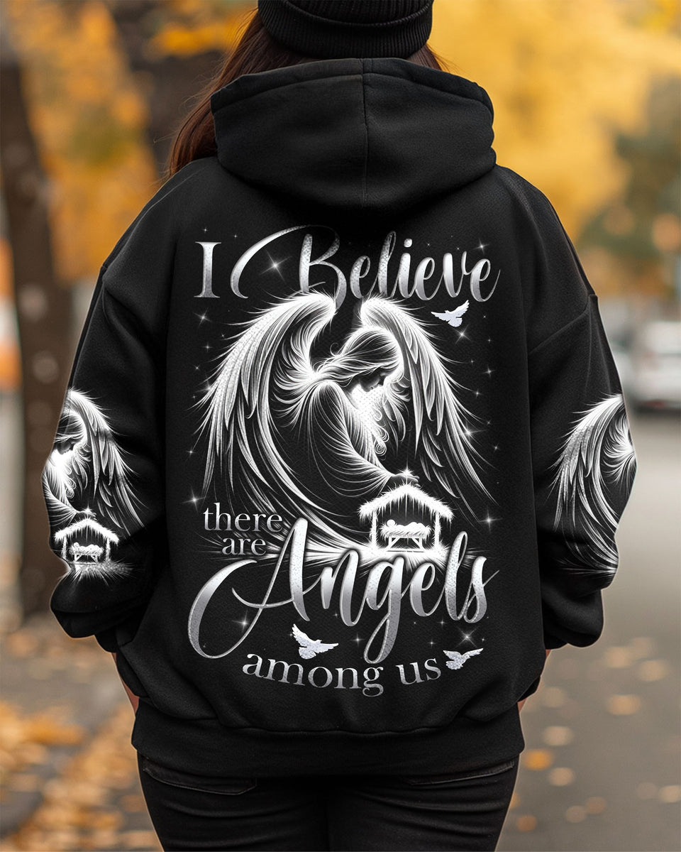 I Believe There Are Angels Among Us Women's All Over Print Shirt - Tyt ...