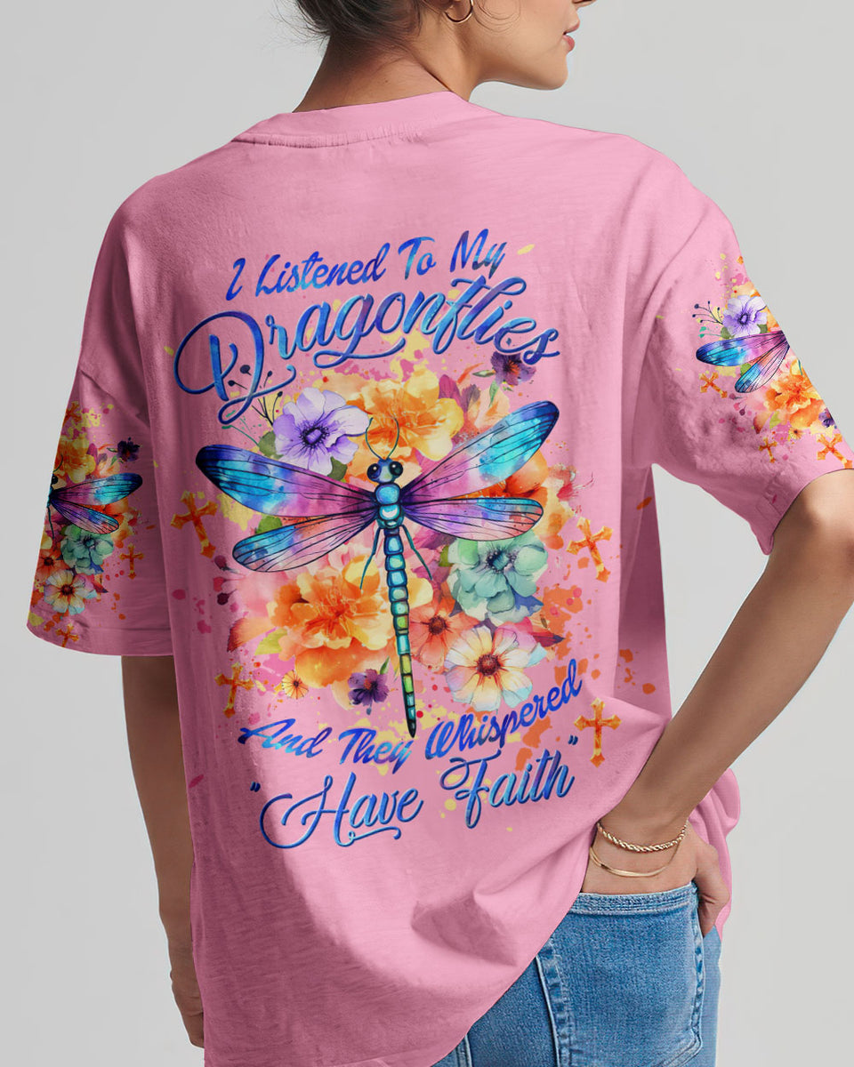Have Faith Dragonfly Women's All Over Print Shirt - Tltw0909235 – FAITH ...