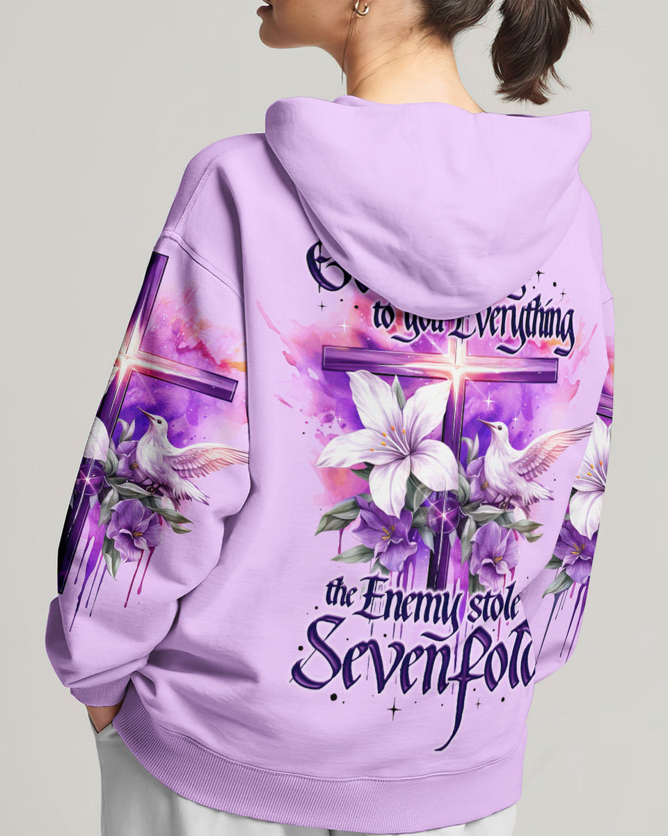 God Is Restoring To You Everything Women's All Over Print Shirt - Ty25 ...