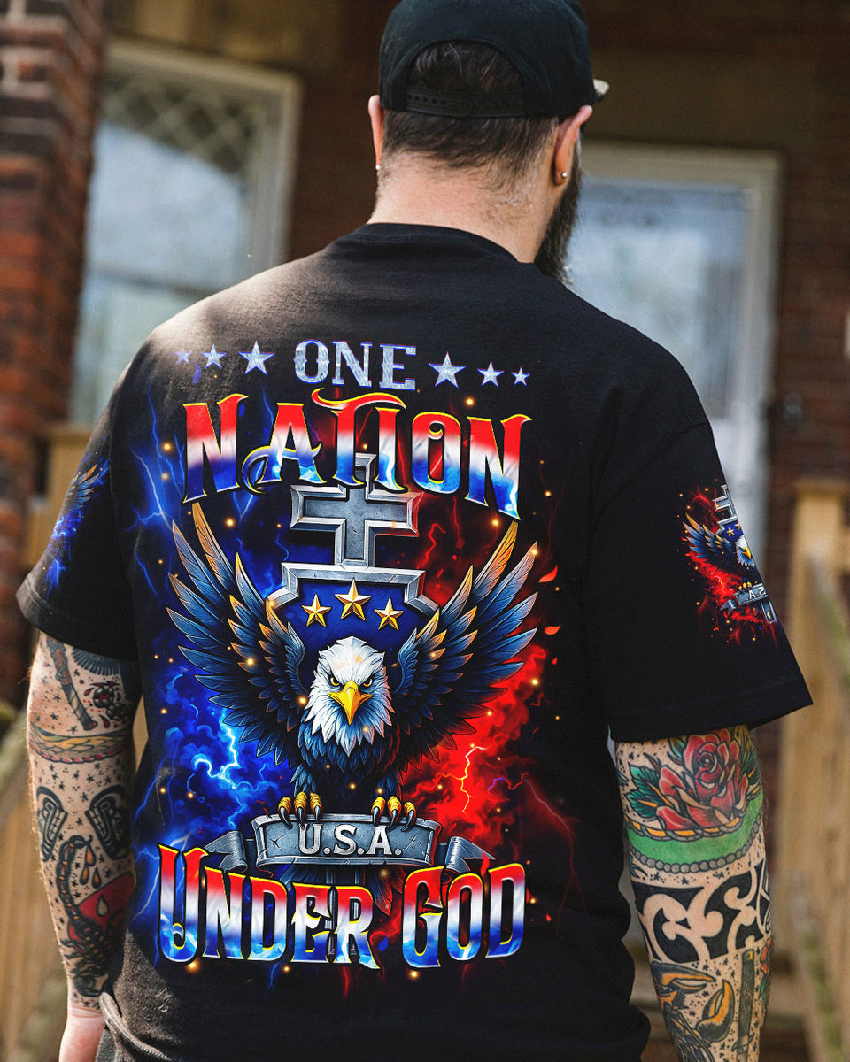 One Nation Under God Warrior Men's All Over Print Shirt - Yhhn2305251 ...