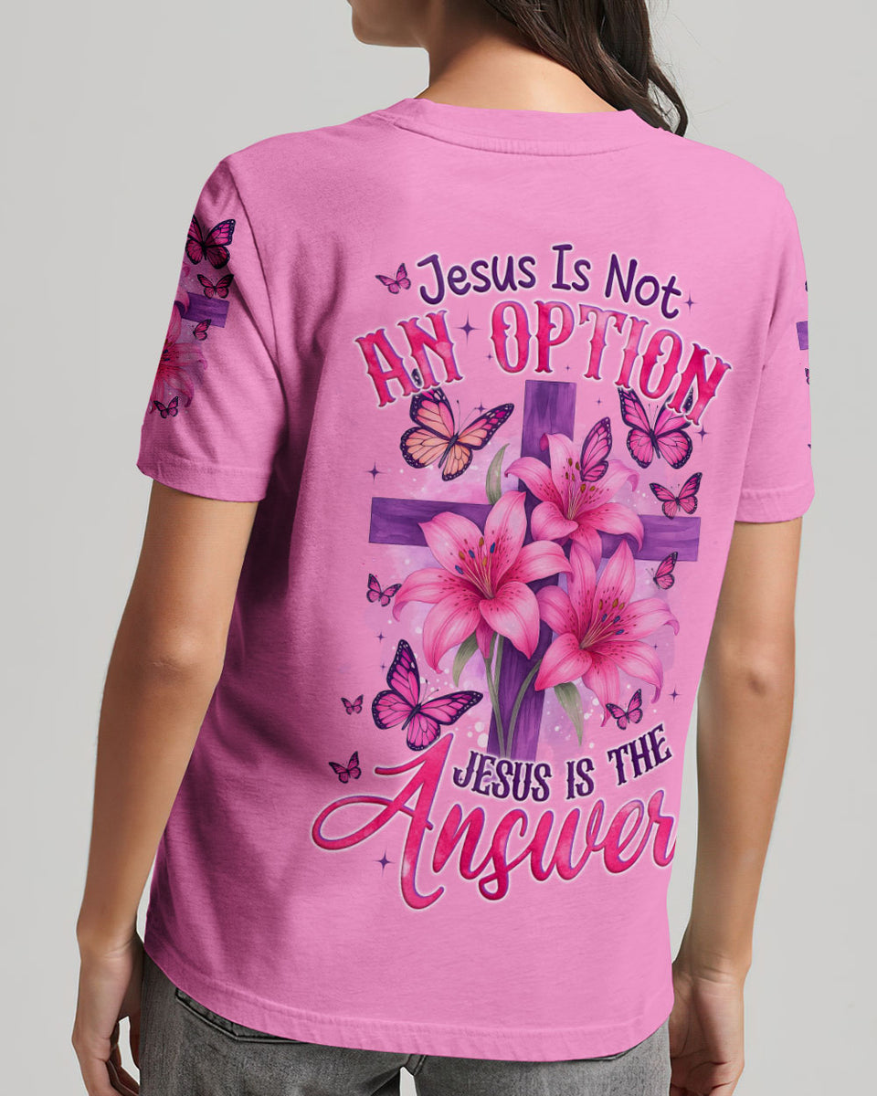 Jesus Is The Answer Women's All Over Print Shirt - Tyqy1504252 – Faith ...