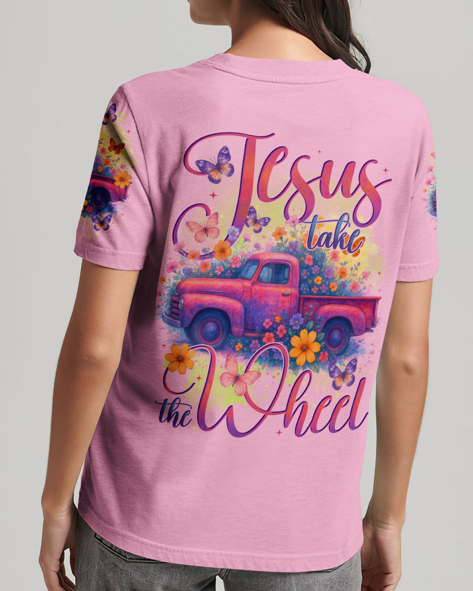 Jesus Take The Wheel Women's All Over Print Shirt - Tytd2005252 – Faith ...