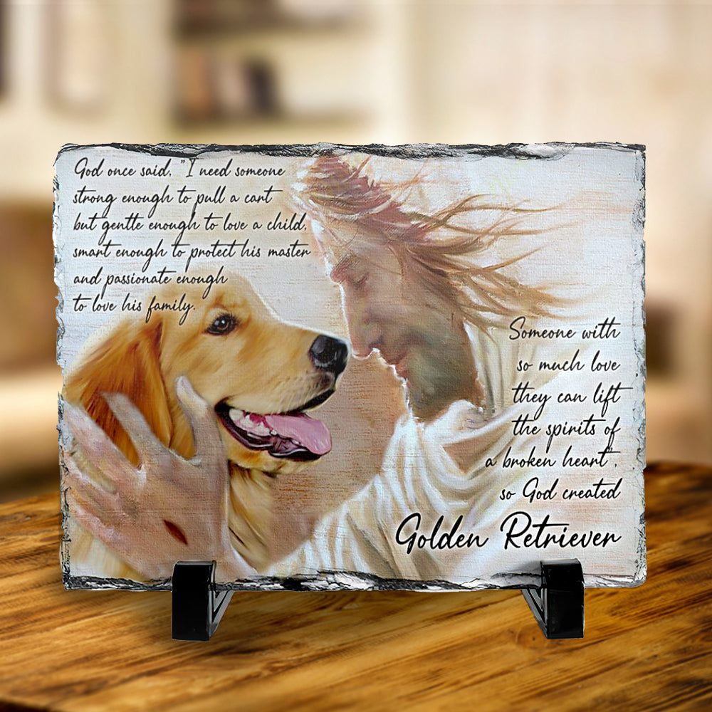 Golden Retriever God Once Said Stone - Nb2207213ki – Faith Hope Love